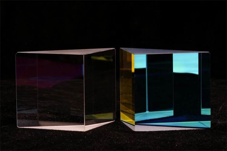 4" Optical Glass Triple Prism Optical Triangular Prism Of Optical Lens ...