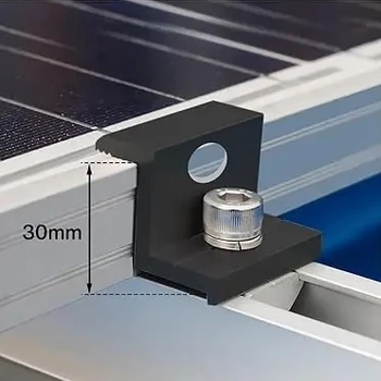 10 Set Pv Module End Clamp For Solar Panel Thickness 30mm And 35mm Pv ...