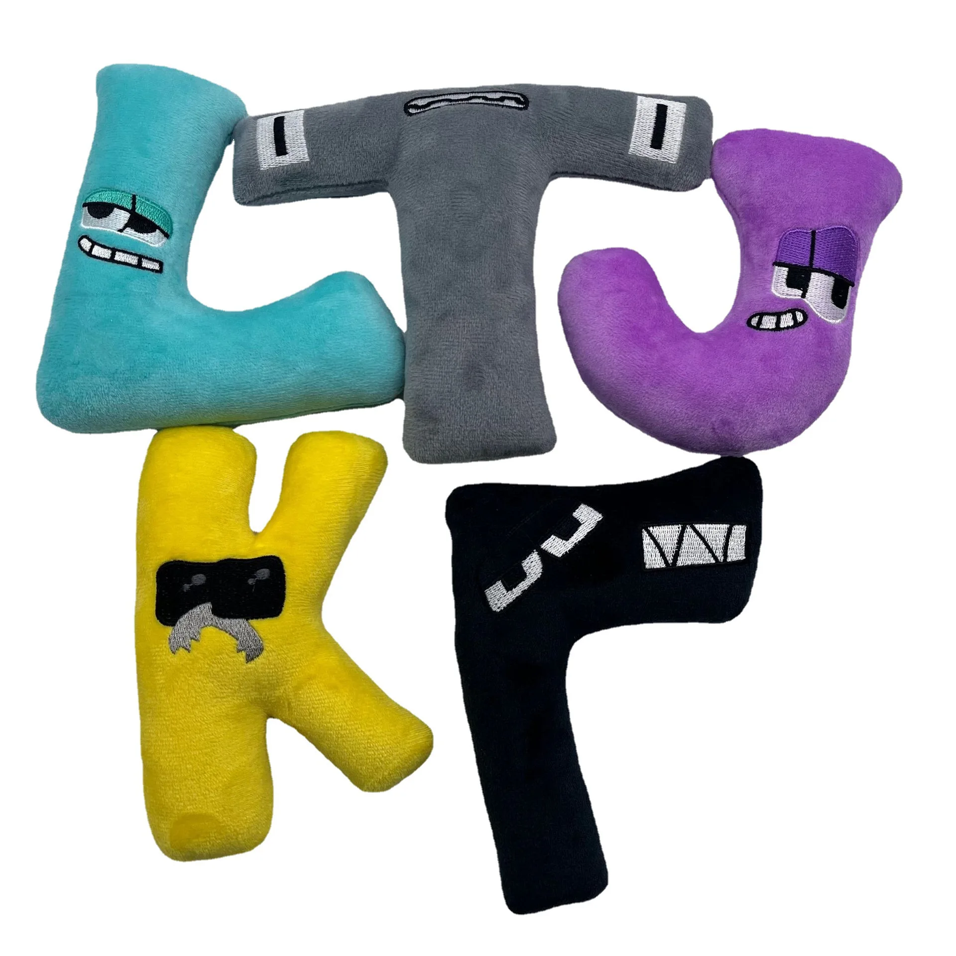 Style Alphabet Plush Anime Doll Kawaii 26 English Letters Stuffed Toys ...