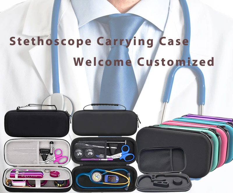 Custom Portable Stethoscope Storage Carrying Eva Case With Zipper ...