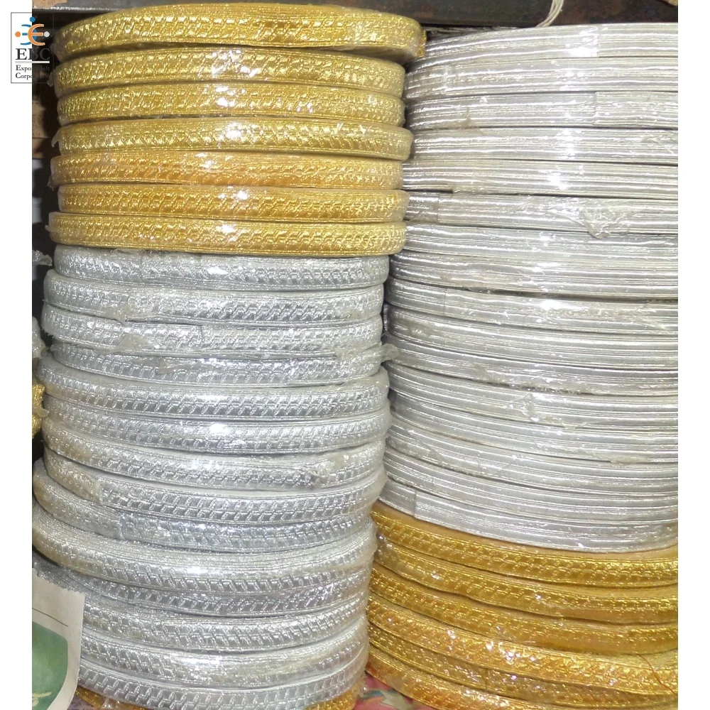 Oem Gold Braid Lace Trimmings Wholesale Textile And Dresses Gold Lace ...