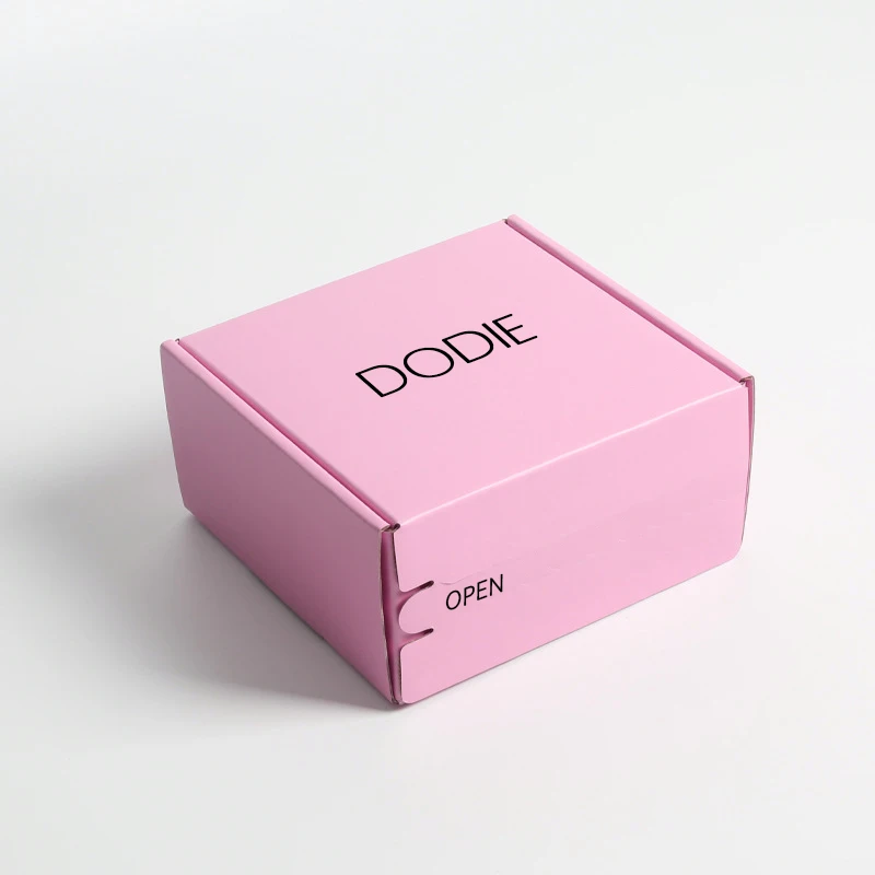 Custom Logo Pink Shipping Boxes - Perfect for Small Business
