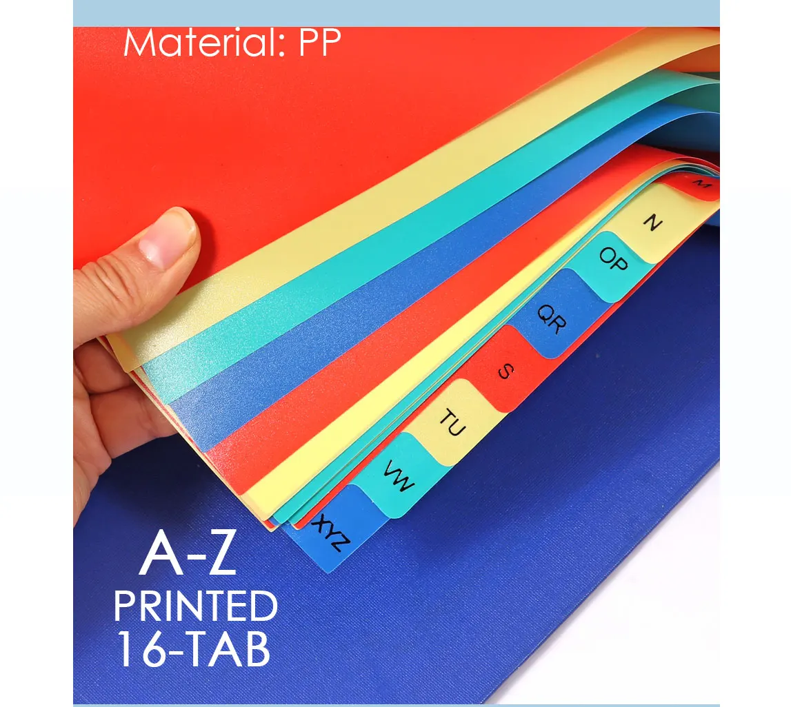 A4 Assorted Colors Pp Index Divider - Buy Index Divider,Pp Index ...