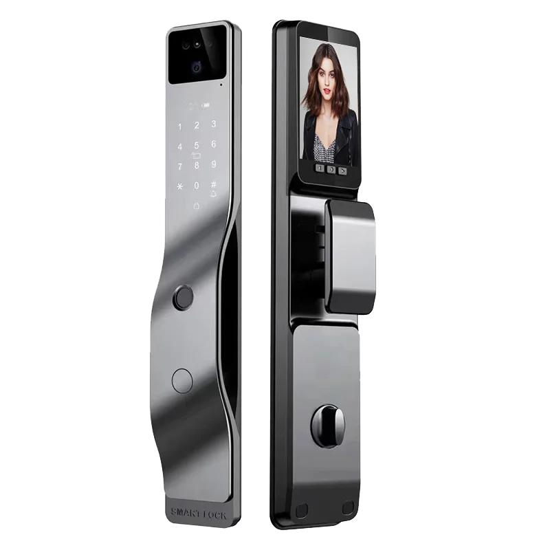 Factory 3d Face Recognition Smart Door Lock With Camera Cerradura Wifi ...