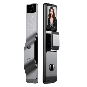 Factory 3d Face Recognition Smart Door Lock With Camera Cerradura Wifi ...