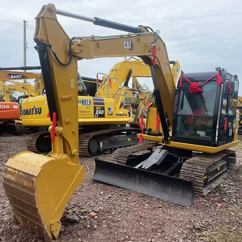 Used Cat307e 7ton Digger Excavator Used Engineering Construction ...