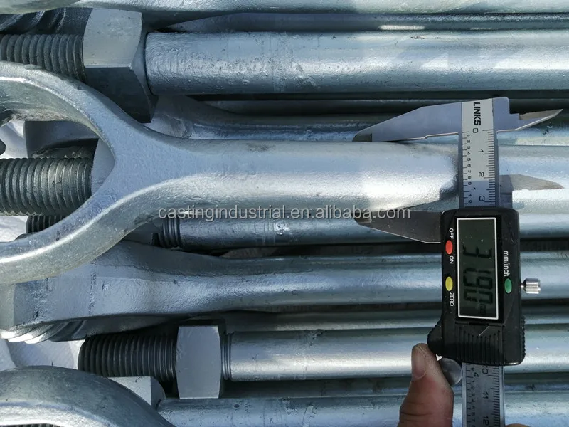 Hdg Quad Eye Anchor Rod With One Square Nut 1 1/4''x9' - Buy Anchor Rod ...