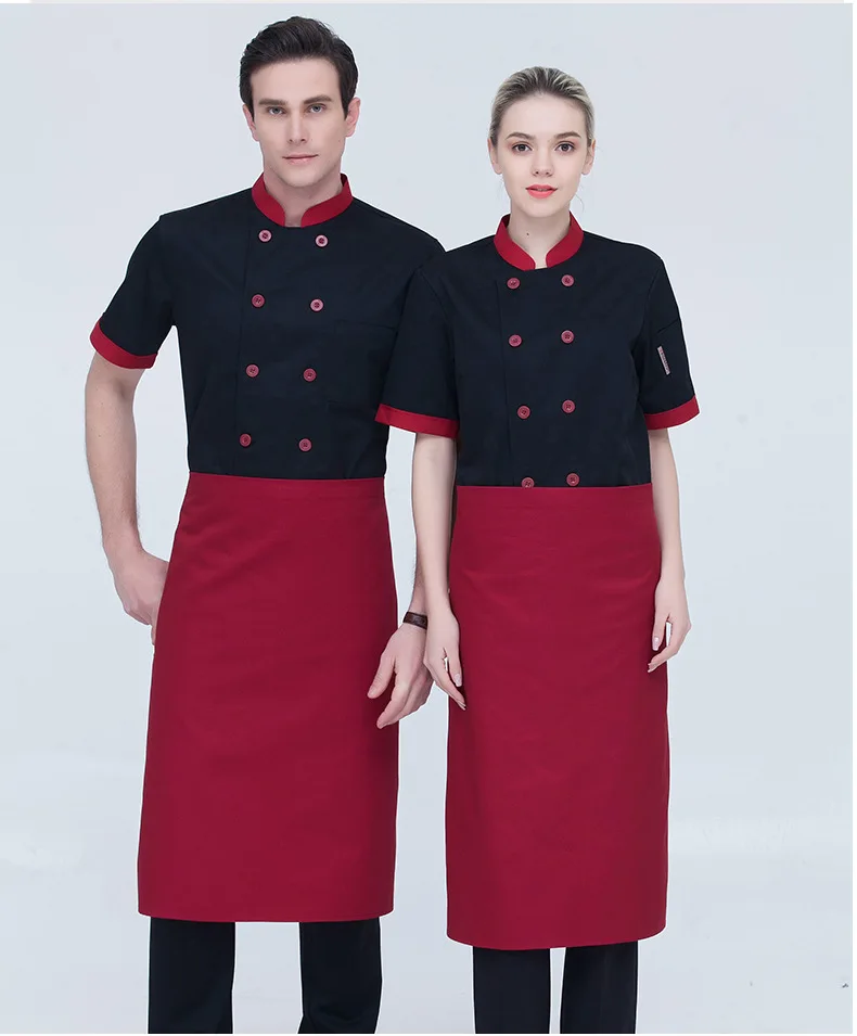 Modern Hotel Uniforms Chef Coat & Shirt for Restaurant Staff | Unisex ...