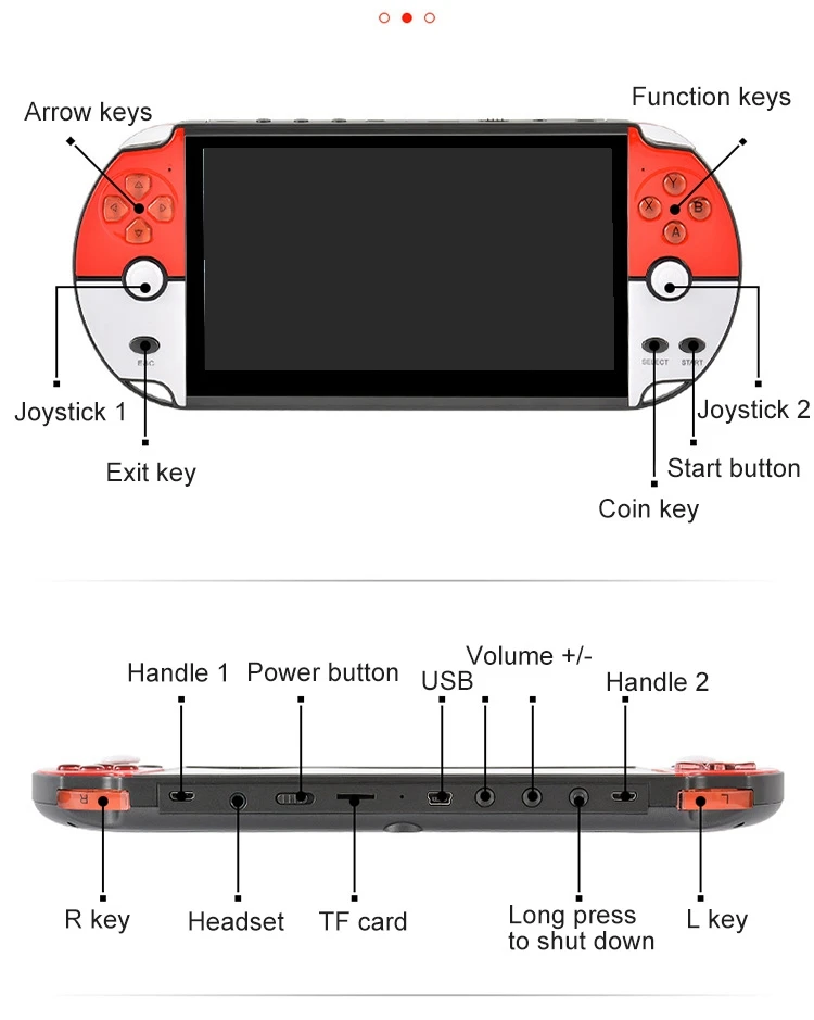 X40 Video Game Station Joystick Arcade Pc Handheld Android Kids Retro ...