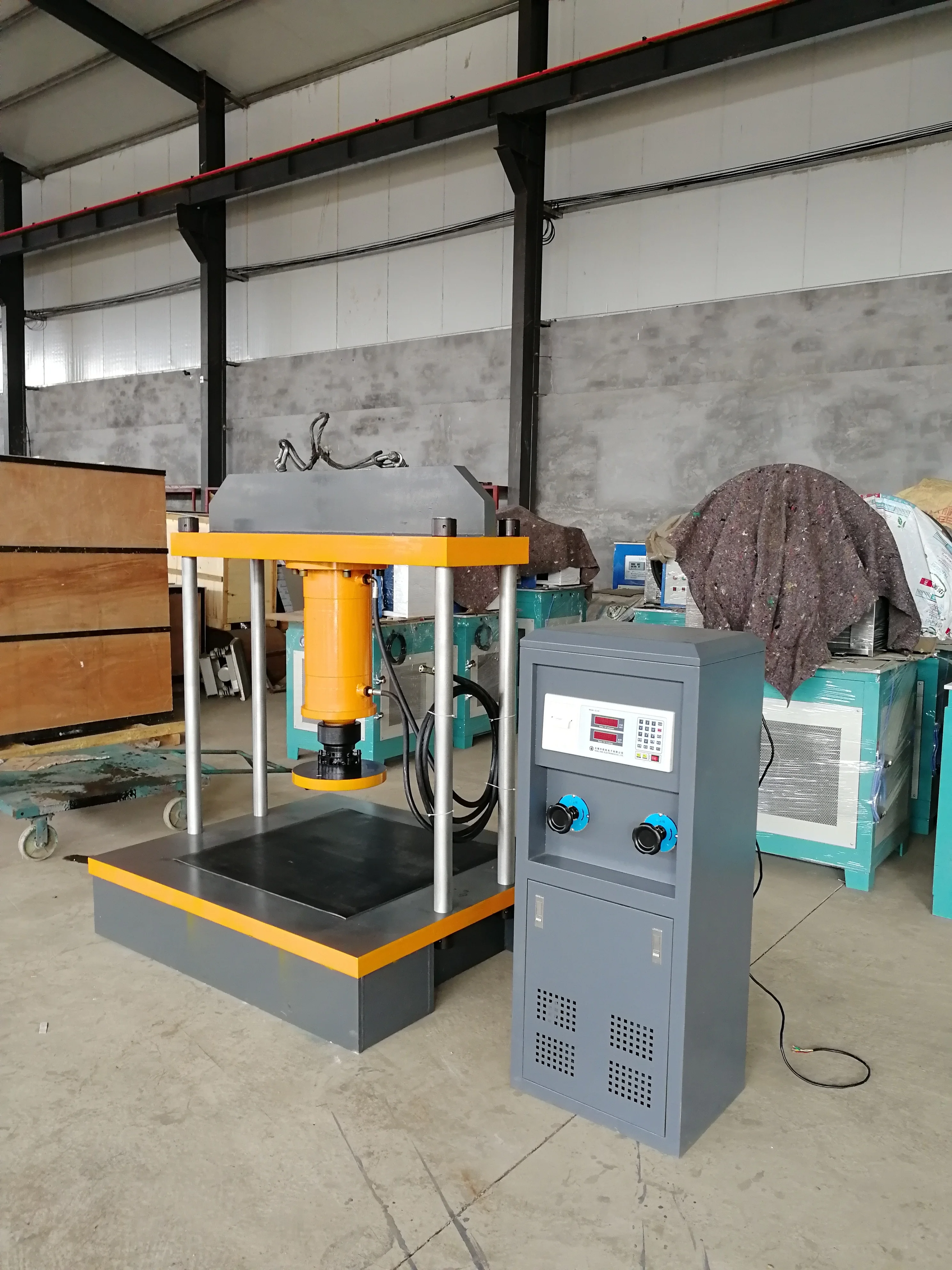 Digital Hydraulic Power Manhole Cover Compression Testing Machine ...