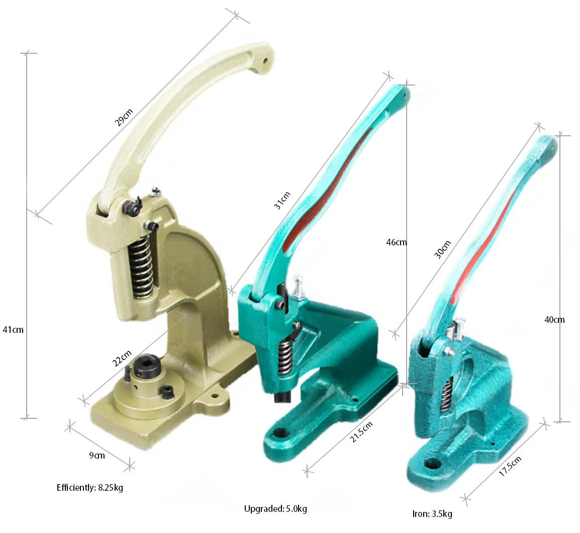 Manual Hand Eyelet Machine Curtain Grommet Machine Fixing Tool Hand ...