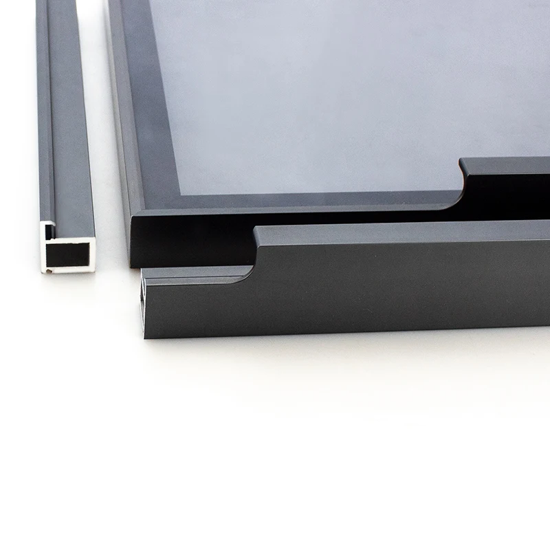 Simple Design Wardrobe Aluminum Profiles Handles And Frame Profile ...