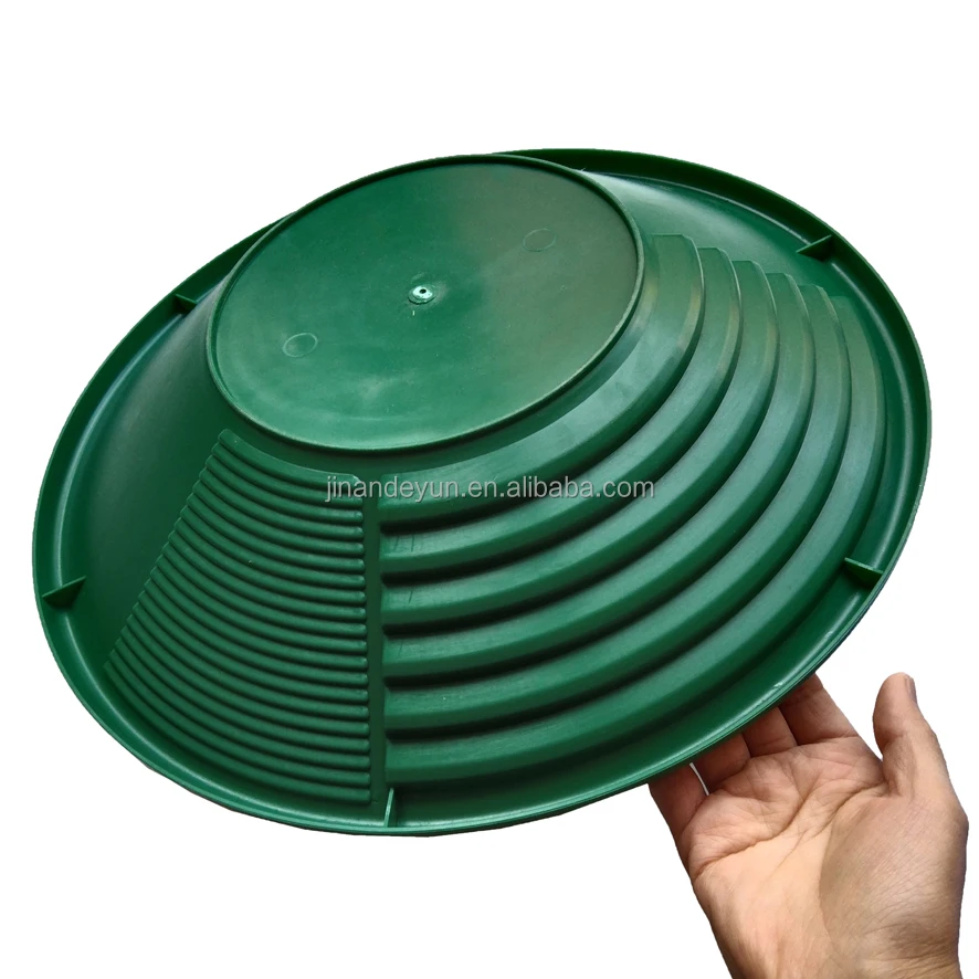 38cm 14" Gold Bowl Gold Shake Pan New PP Plastic Red Black Green Dark ...