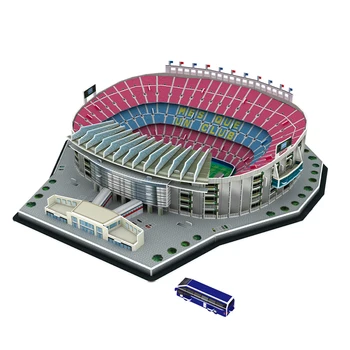 World Famous Architecture Football Stadium 3d Paper Puzzle Home Decor ...