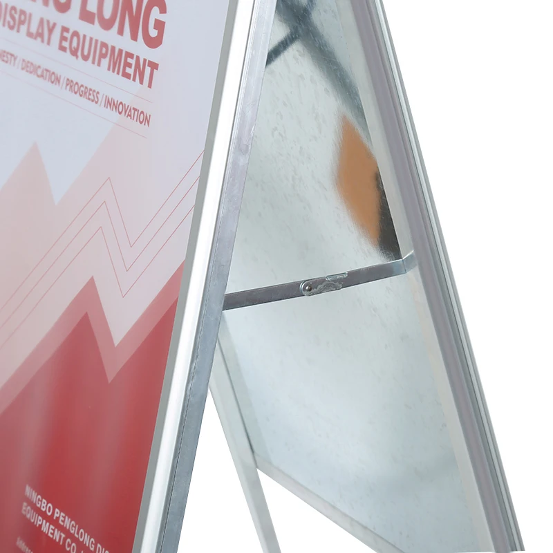 Outdoor Sidewalk Customer Stopper B1 Aluminum Pavement Sign Frame Show ...
