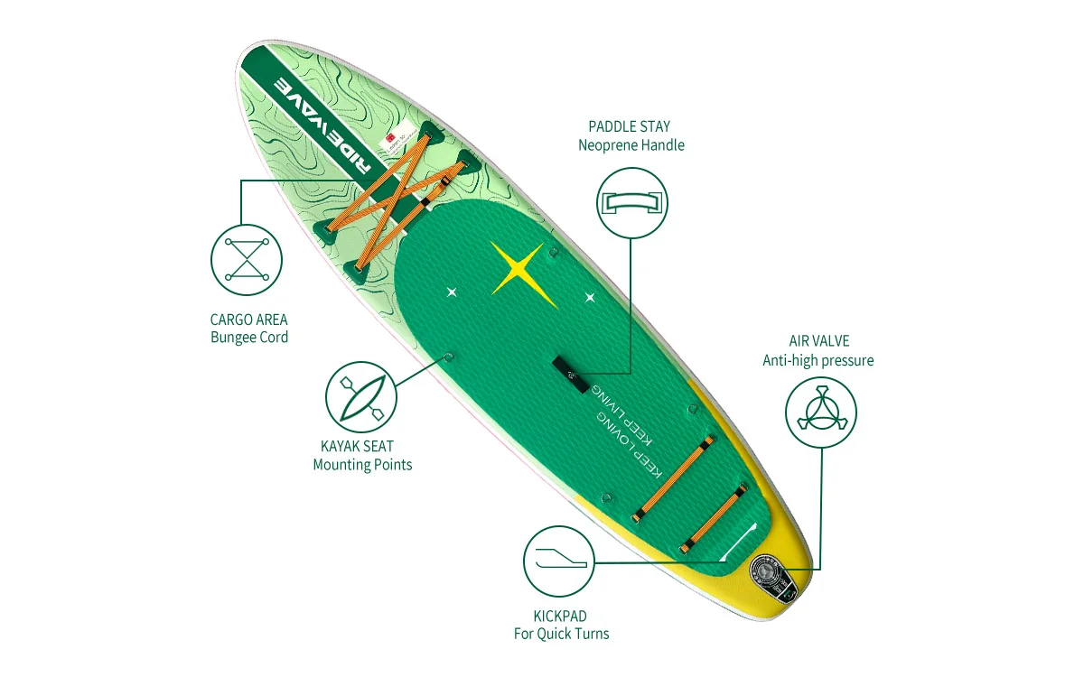 Custom Stand up Paddleboard Sup Boards Inflatable Paddle Board SUP Glow ...
