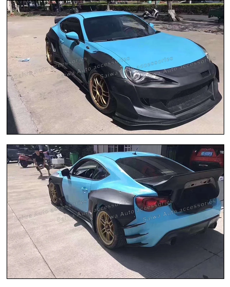 High Quality V3 Rocket Bunny Style Wide Body Kit for GT86
