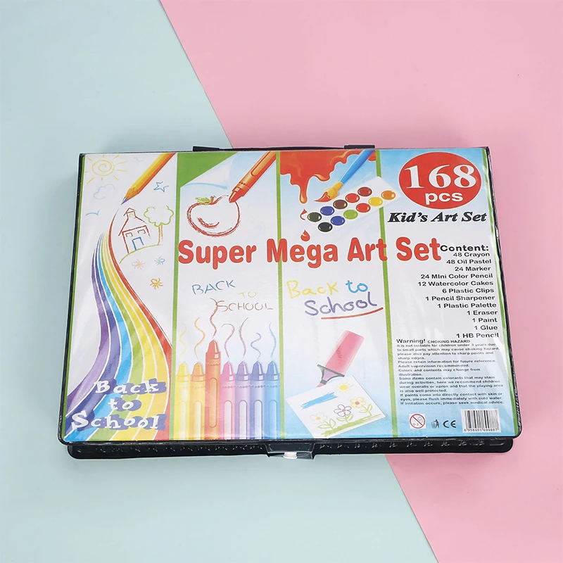 168pcs Drawing Art Set For Kids,Color Pencil Set With Box Drawing ...