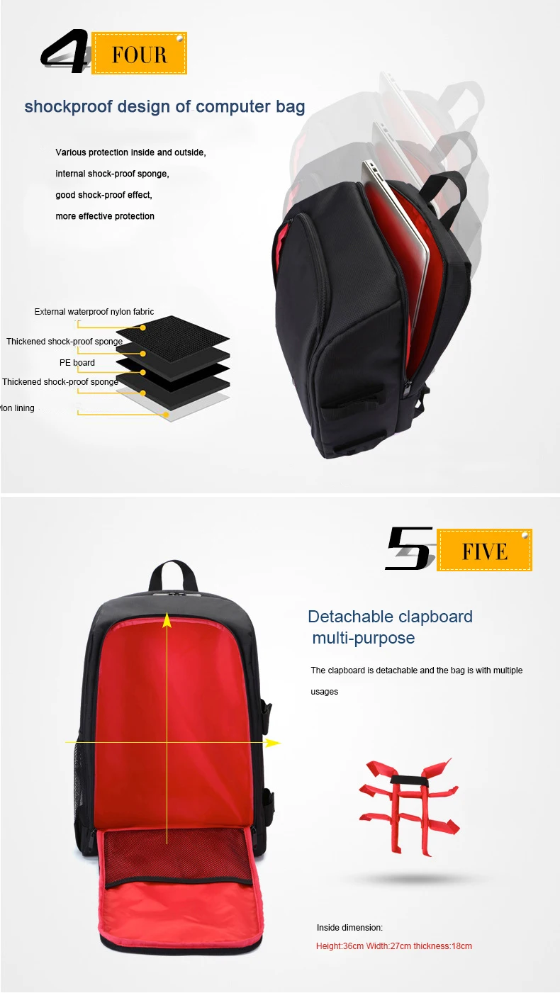 Outdoor Portable Waterproof Scratch-proof Dual Shoulders Backpack ...
