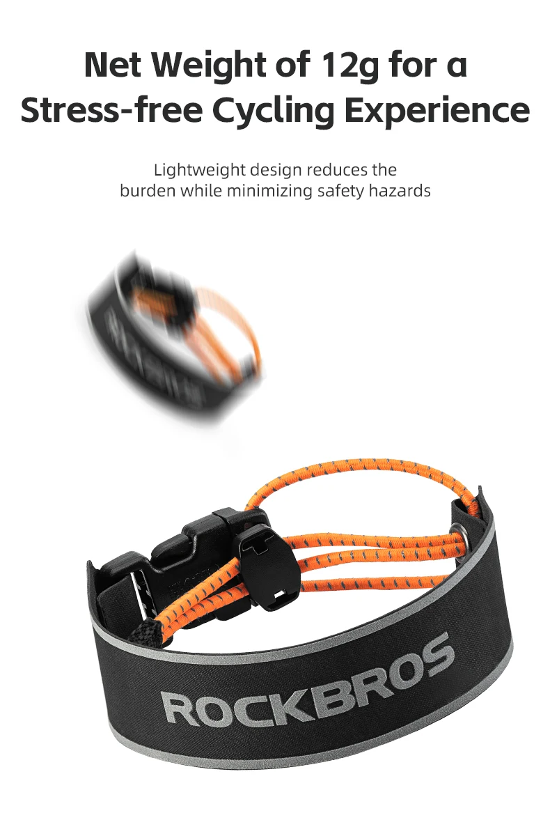 ROCKBROS Bicycle Leg Ankle Pants Strap - Durable & Reflective