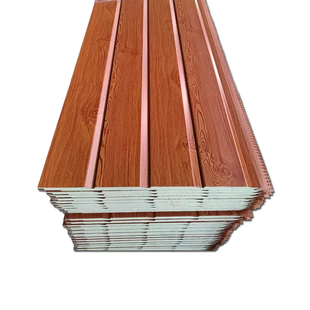 Metal Wood Decorative Wall Panel - Insulated Exterior Decor