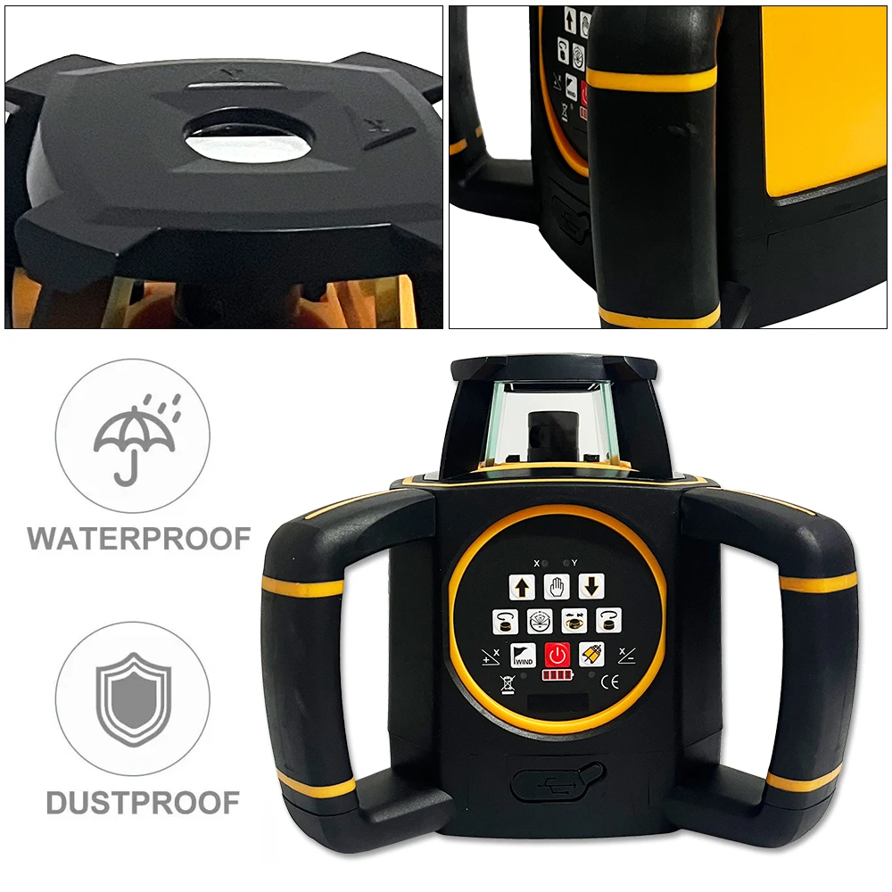 500m Long Range Laser Land Leveling Agriculture Farm Machinery Rotatary ...