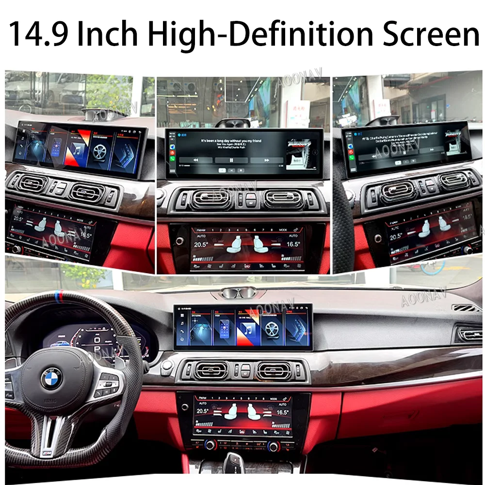 14.9 Inch Android 13 Car Radio For Bmw X1 F48 X2 F49 2016-2019 256g Gps Navigation Multimedia ...