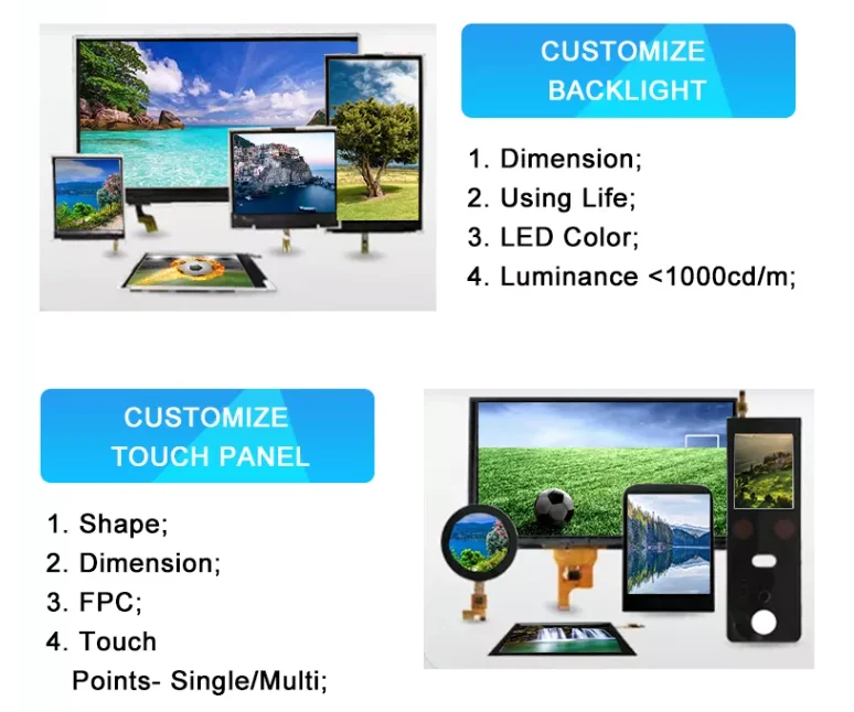 High Brightness 280 1424 Bar 7inch Long Display 280 1424 Strip Tft 7