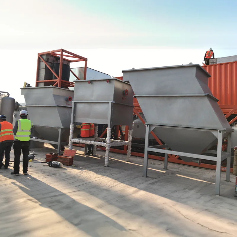 Sedimentation Tank Lamella Water Clarifier With Conical Bottom Settling ...