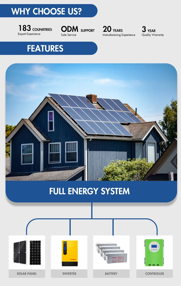 Home Use 5kw Photovoltaic System Solar Power System Hybrid Off Grid Kit ...