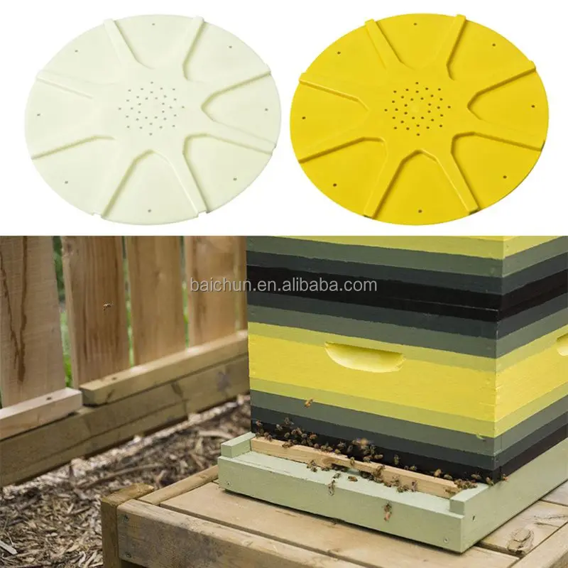 New 1PCS Round PP Plastic Beehive 8-Way Bee Escape 26cm Diameter for ...