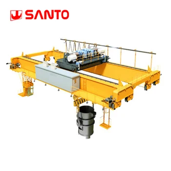 Steelmaking Metallurgical Process Industrial Overhead Crane For Steel ...