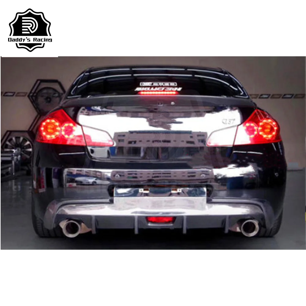 Carbon Fiber Rear Diffuser Front Lip Fit For Infiniti G37 G25 Dd Style ...