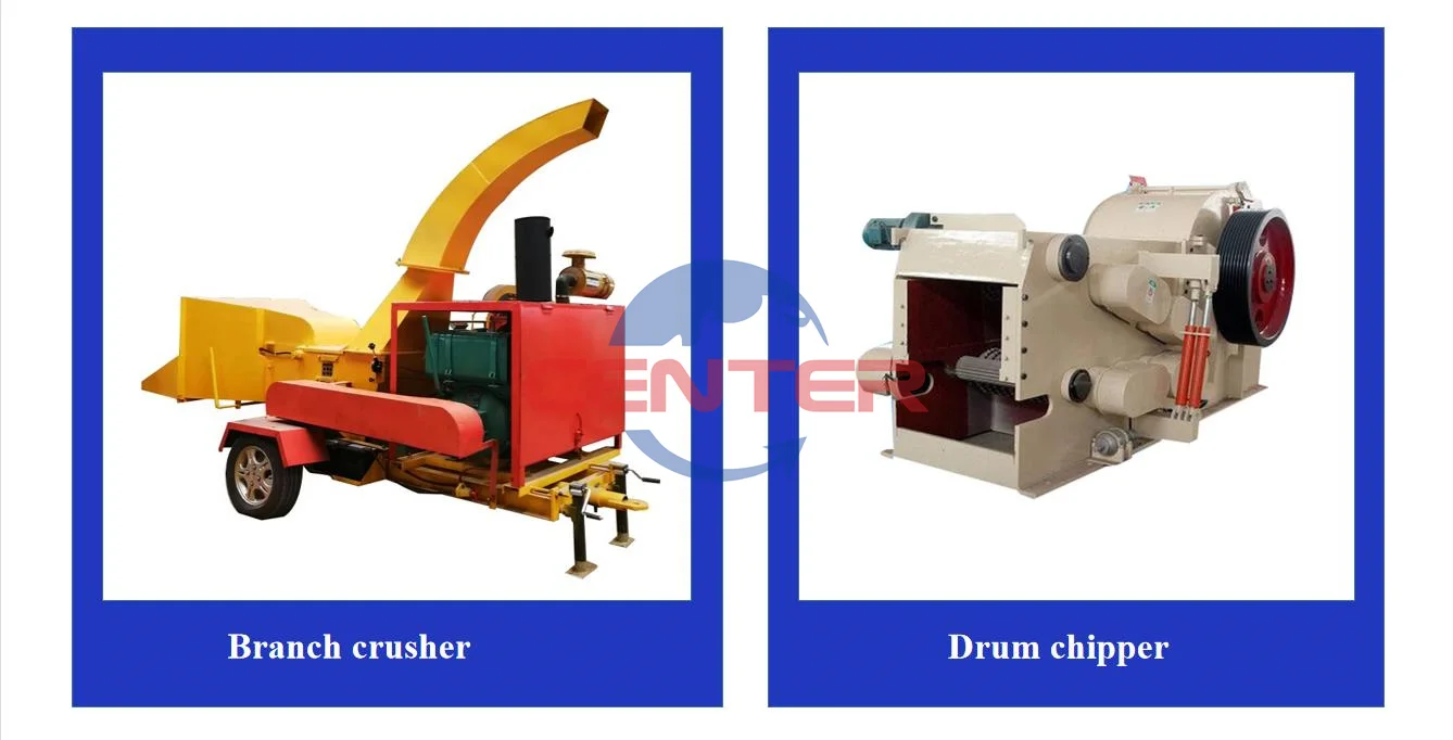 Sawdust Portable Hammer Mill Crushers Wood Shredder Mobile Diesel ...
