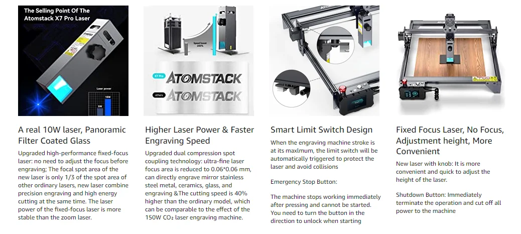 ATOMSTACK X7 Pro 50W Laser Engraver & Cutter Machine - OEM | Wholesale