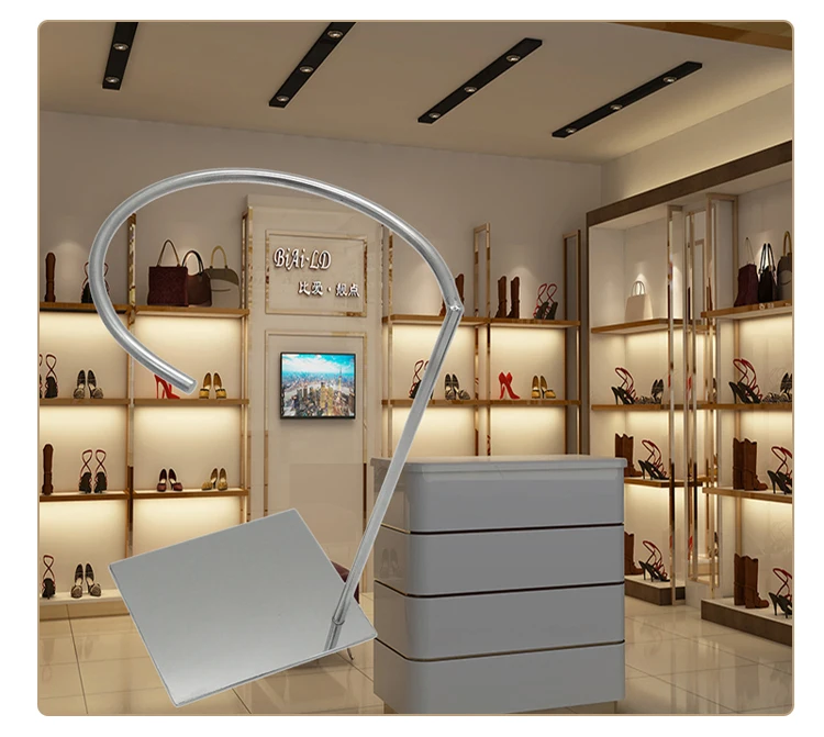 Stainless Steel Boot Display Rack Shoe Store Boot Rack Women's Boot ...