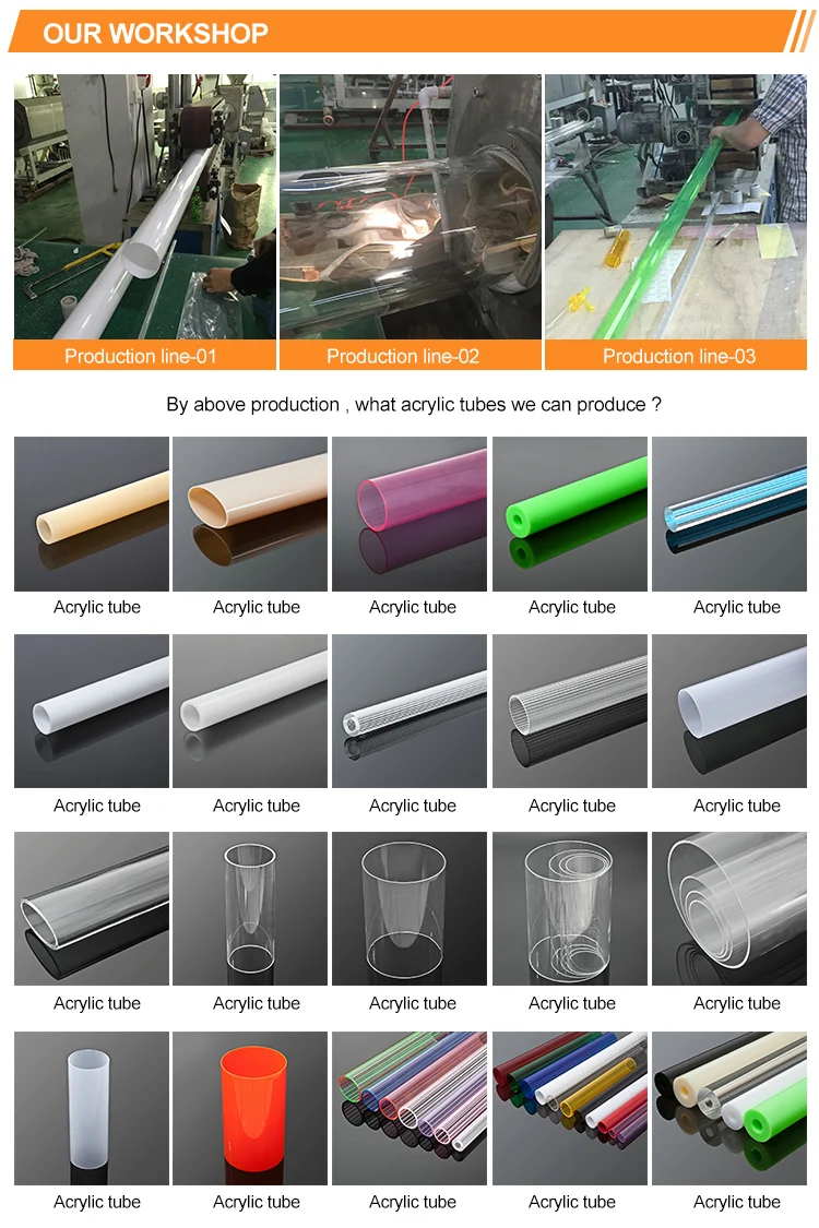Transparent Acrylic Square Tubes - Diverse Applications