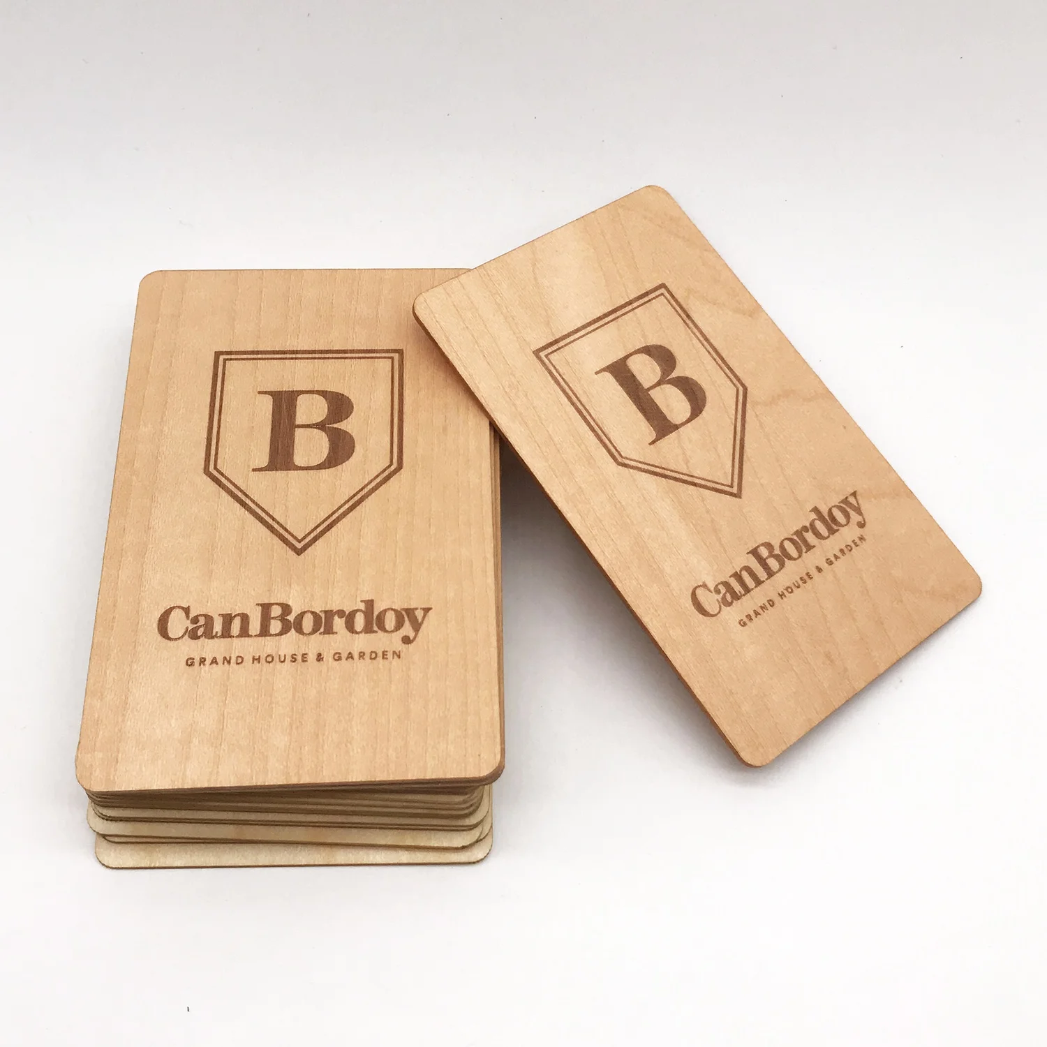 Custom Programmable Bamboo Wood Nfc Business Card - Buy Wood Engraved ...