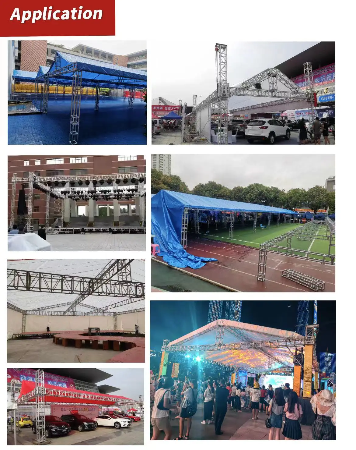 4x4ft Portable Stage Platform Drum Stage Riser Concert Stage Dj ...