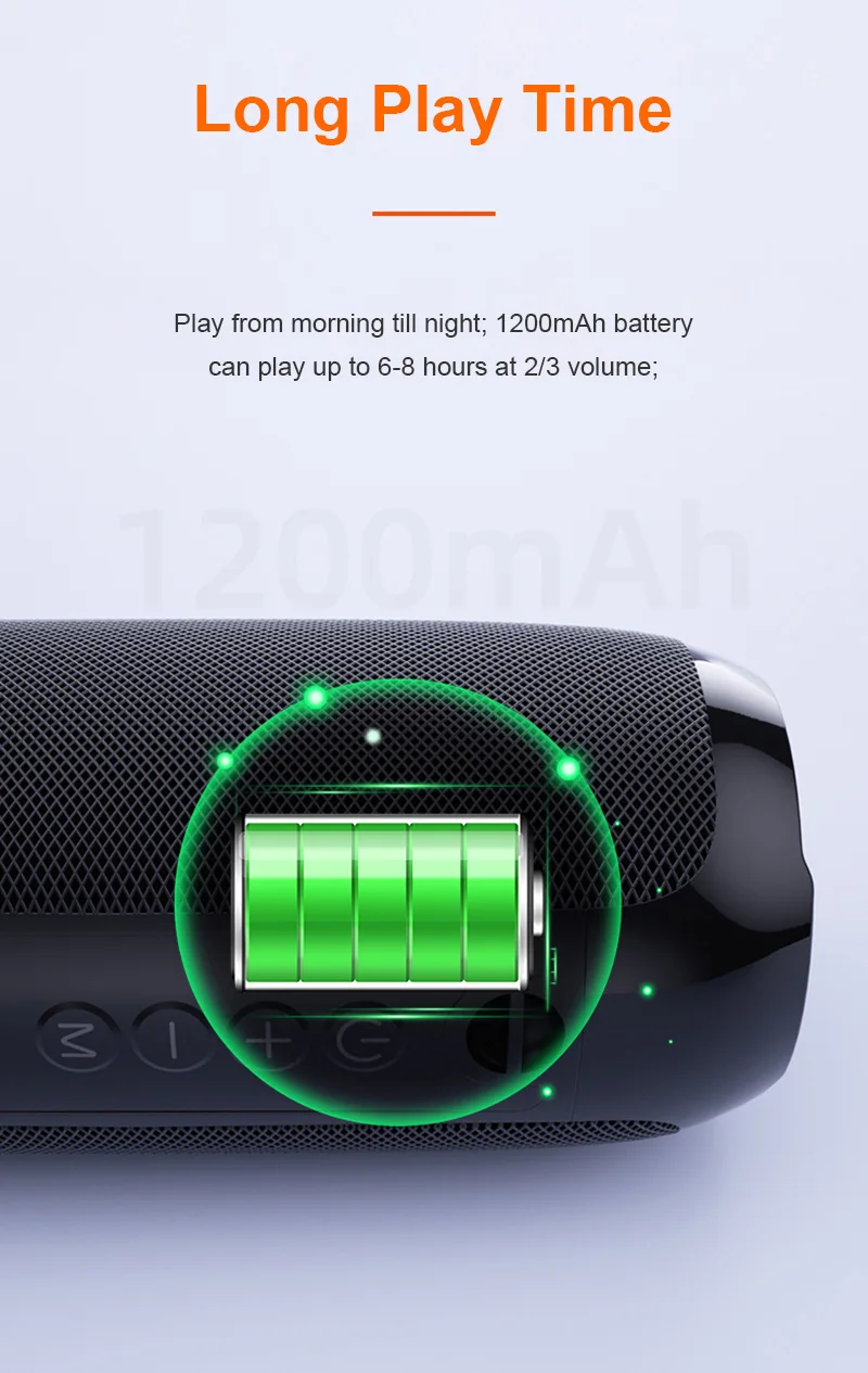 BT Outdoor Speaker - Waterproof Portable Wireless Loudspeaker