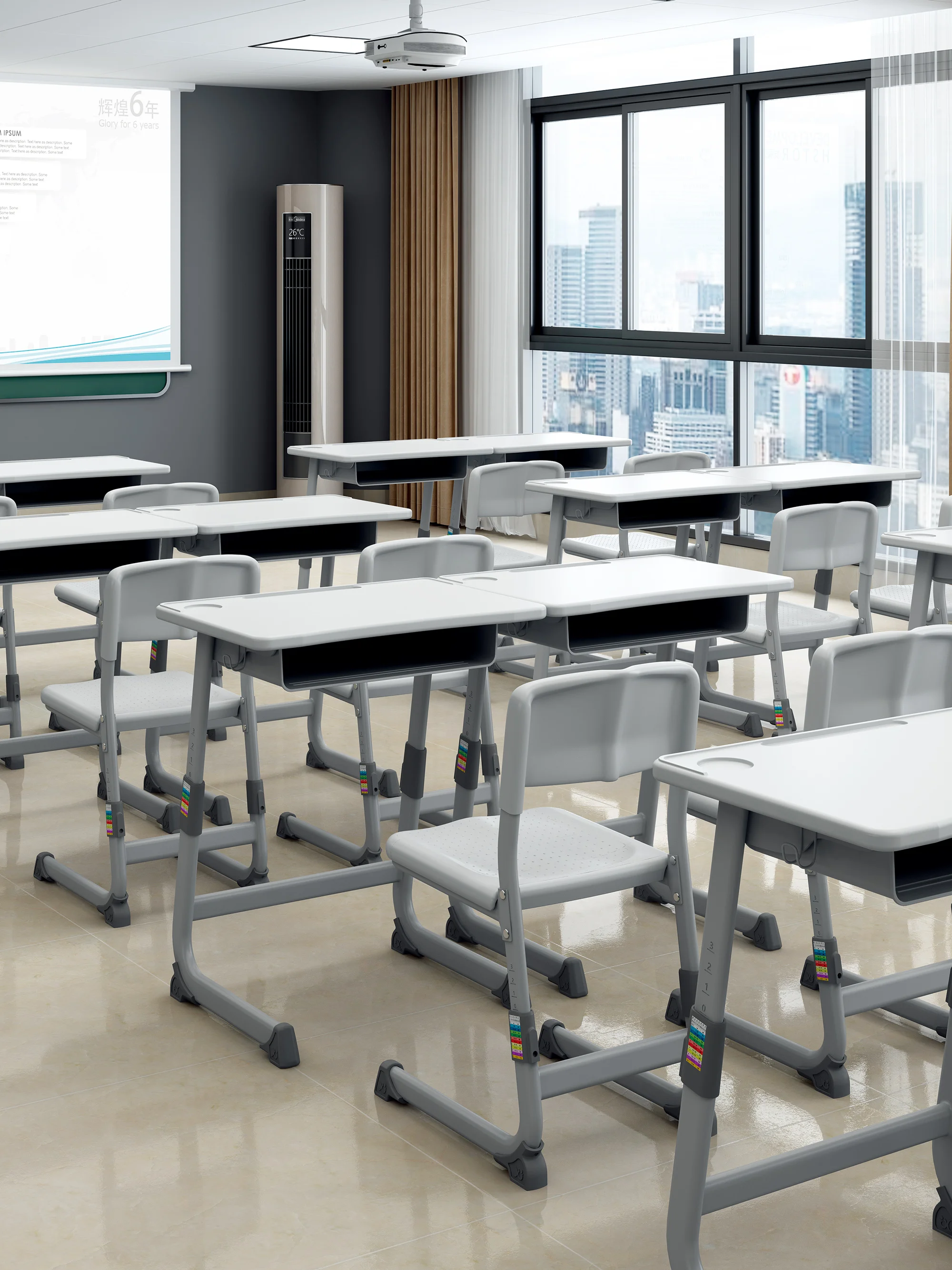 Durable and Adjustable Classroom Chairs & Desks for Schools