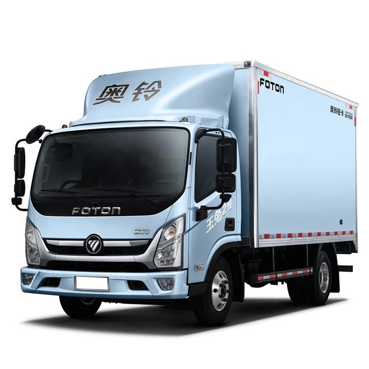 Low price Foton Aumark E60 4*2 Van closed box truck LHD RHD Euro 3/4 3 ...