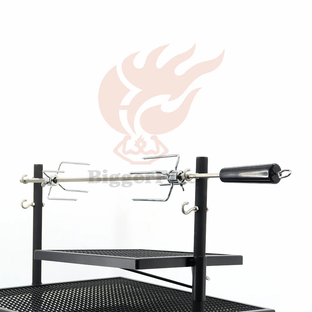 Outdoor Garden Multifunction Fire Pit Grill Rotary Charcoal Rotating ...