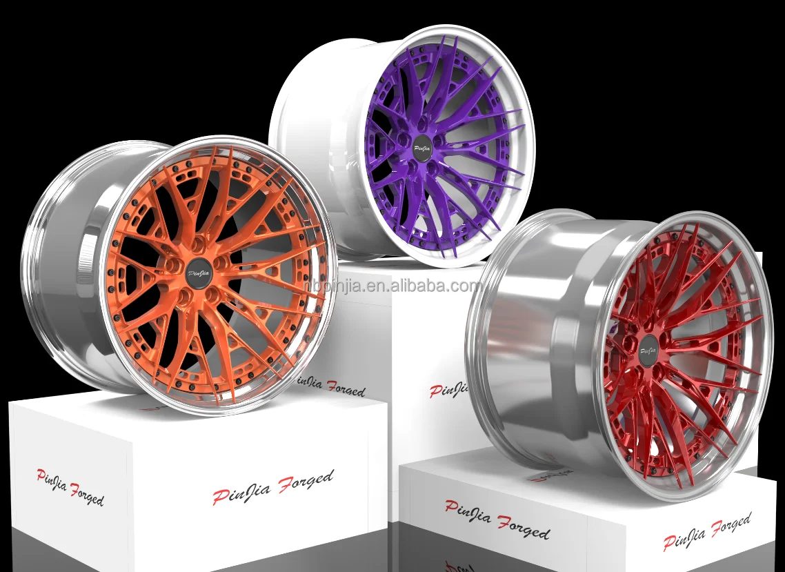 2Piece Two Colors Wheels Fashion Design Forged Car Wheels for BMW M3 ...