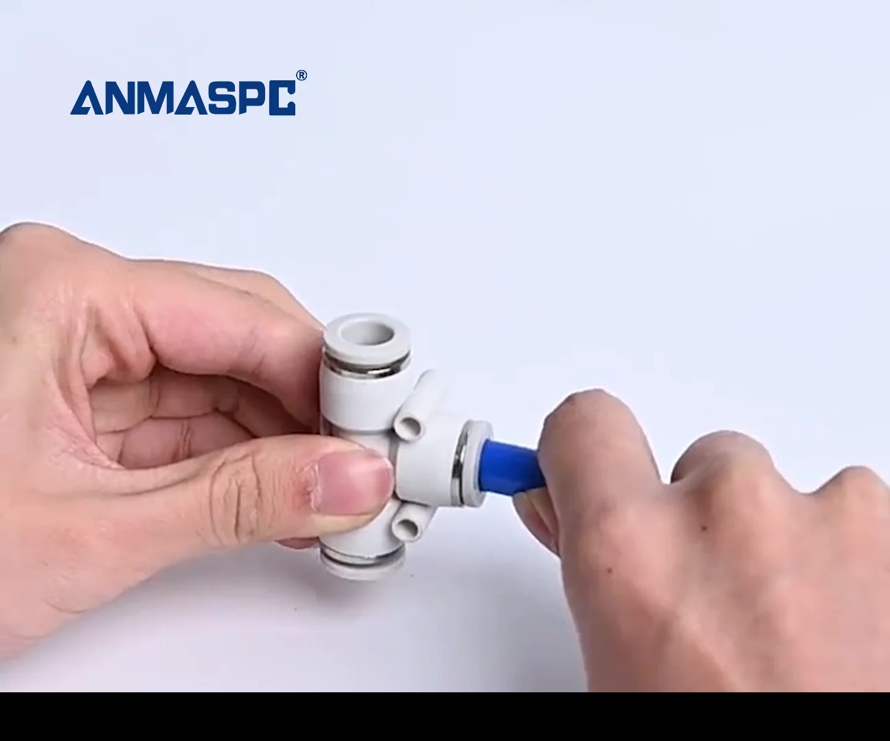 Anmaspc Factory Outlet Peg Air Pneumatic Connector 3way Tee Push In ...
