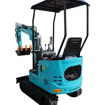 Mini Excavator Digger With High Power Cylinder Agriculture 0.9ton Small ...