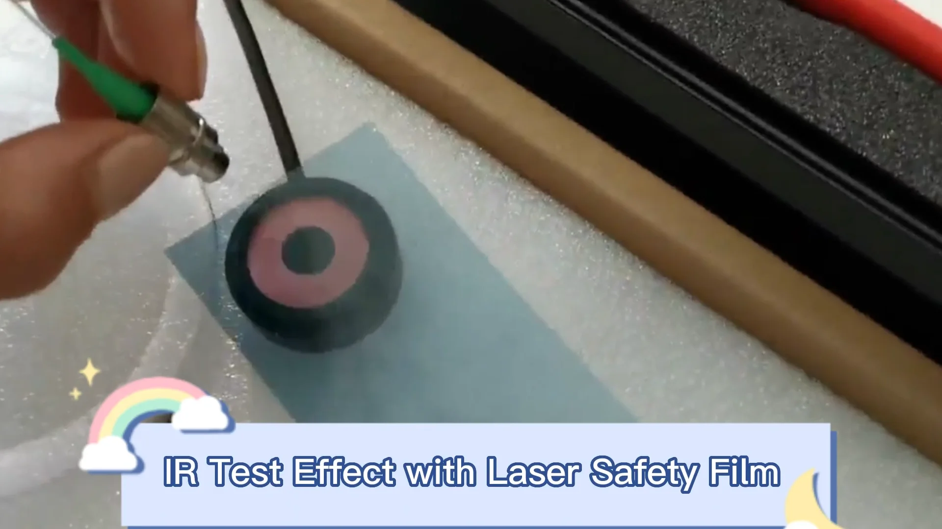 Película Protectora Láser De Absorción,950nm,1064nm,Para Máquina Láser ...