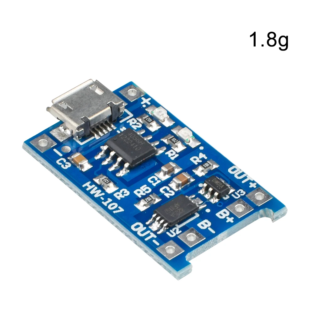 10pcs USB 5V 1A 18650 TC4056A Charger Module with Protection