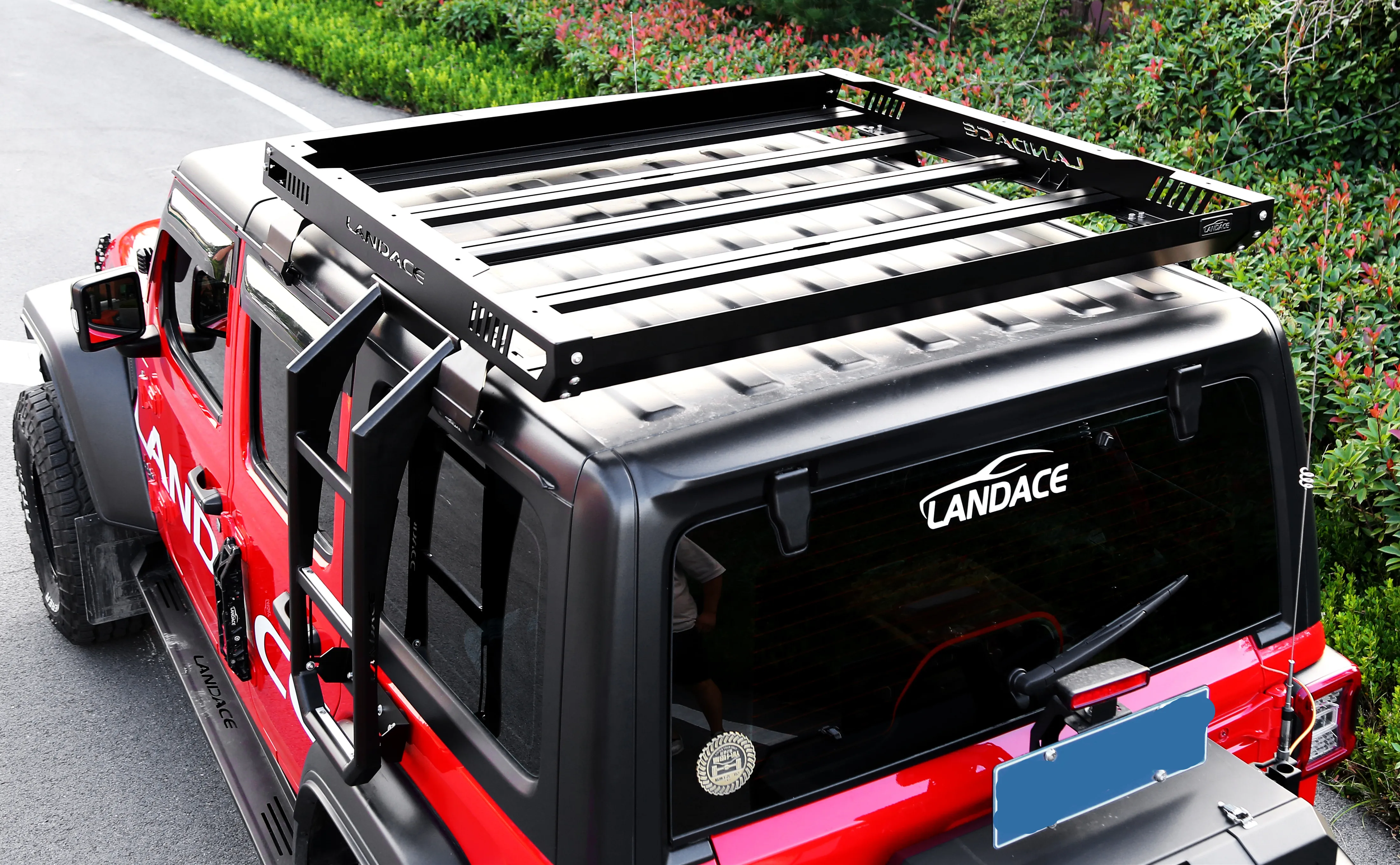 Custom Black Powder Coating Jeep Wrangler Jl Roof Rack Platform With ...
