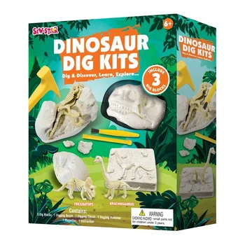 Dinosaur Fossil Digging Kit For Kids Great Stem Science Kit Gift For ...